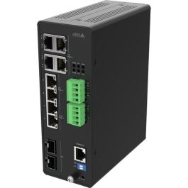 Axis Communications D8208-R 8-Port Multi-Gig PoE 4 Compliant Industrial ...