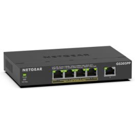 Netgear GS305PP 5 x Gigabit Ports-PoE+ Unmanaged Netgear Switch ...